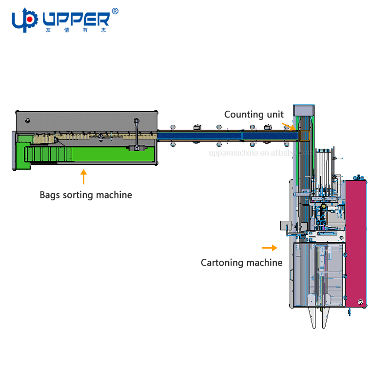 Sachet Bag Sorter Counting Carton Box Packing Machine 丨Automatic ...